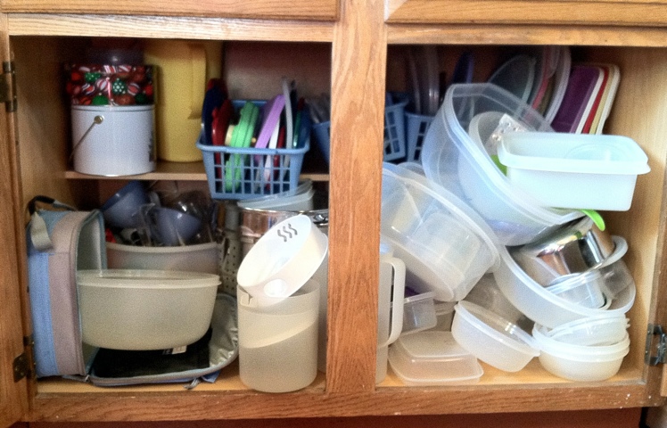 The Disgusting Dreaded Tupperware Cupboard – A Half Hour a Day